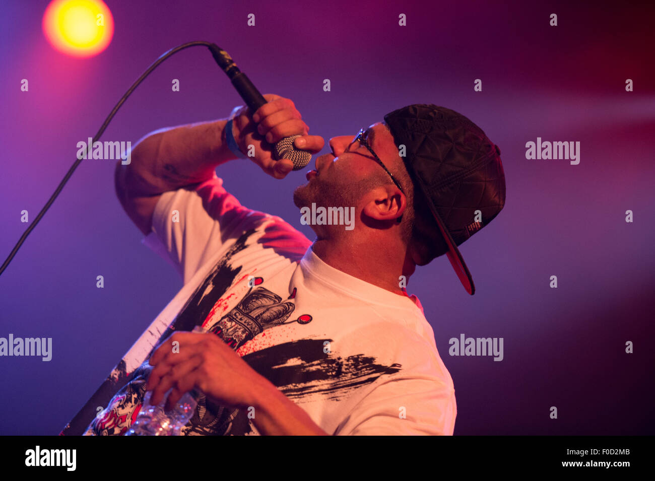 Alfa Faktion hip-hop group performing on stage in Poughkeepsie New York ...