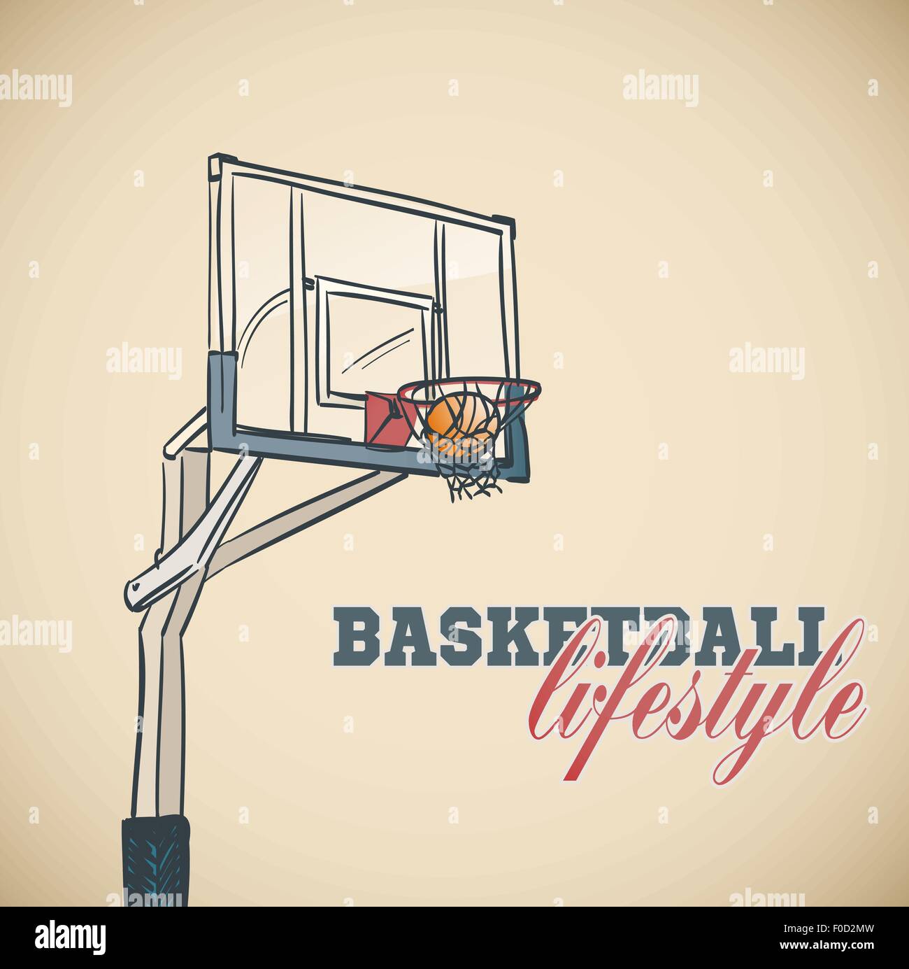 basketball basket background Stock Vector Image & Art - Alamy