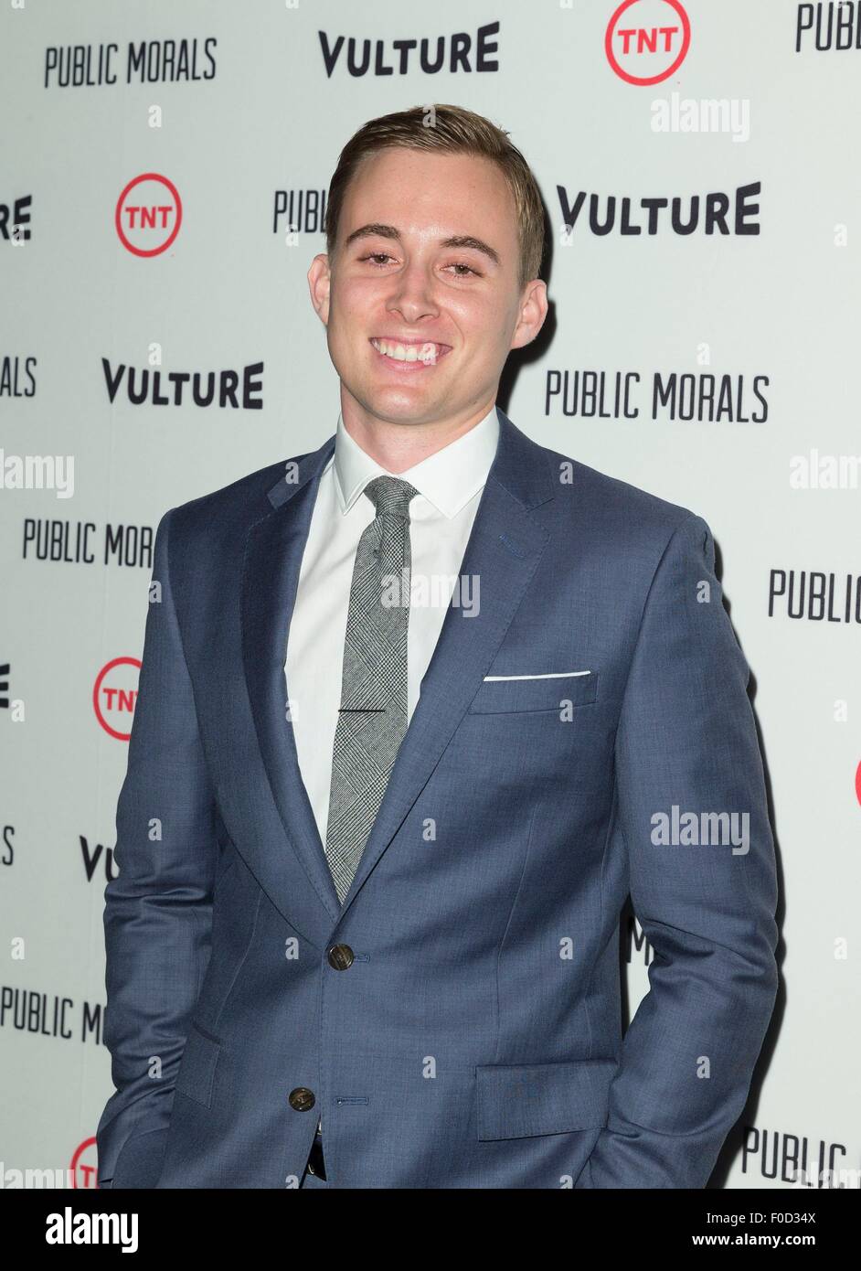 New York, NY, USA. 12th Aug, 2015. Brian Wiles at arrivals for PUBLIC ...