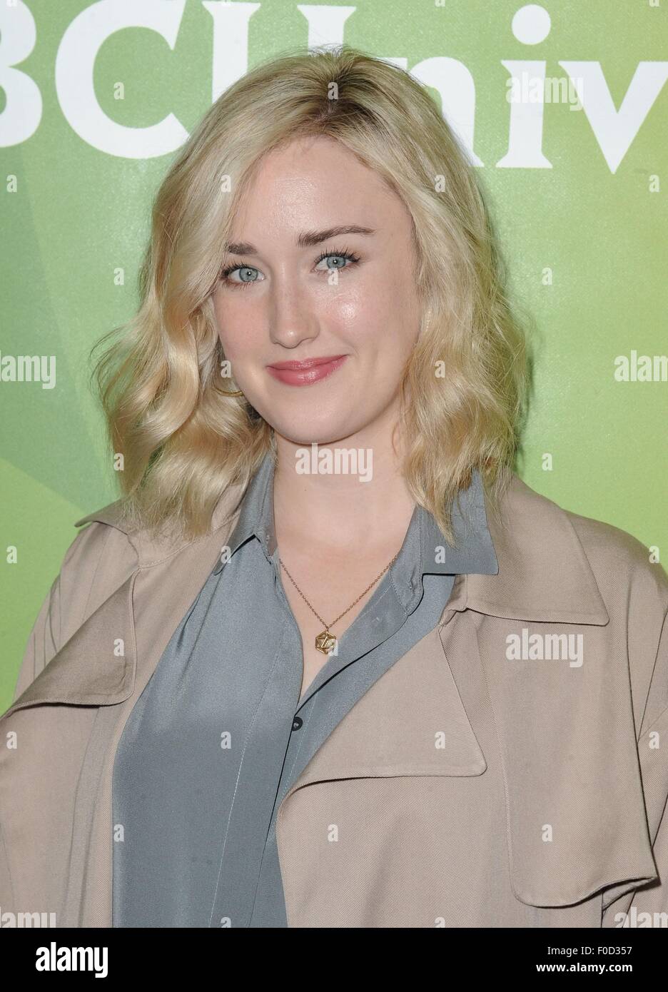Beverly Hills, CA. 12th Aug, 2015. Ashley Johnson at arrivals for TCA ...