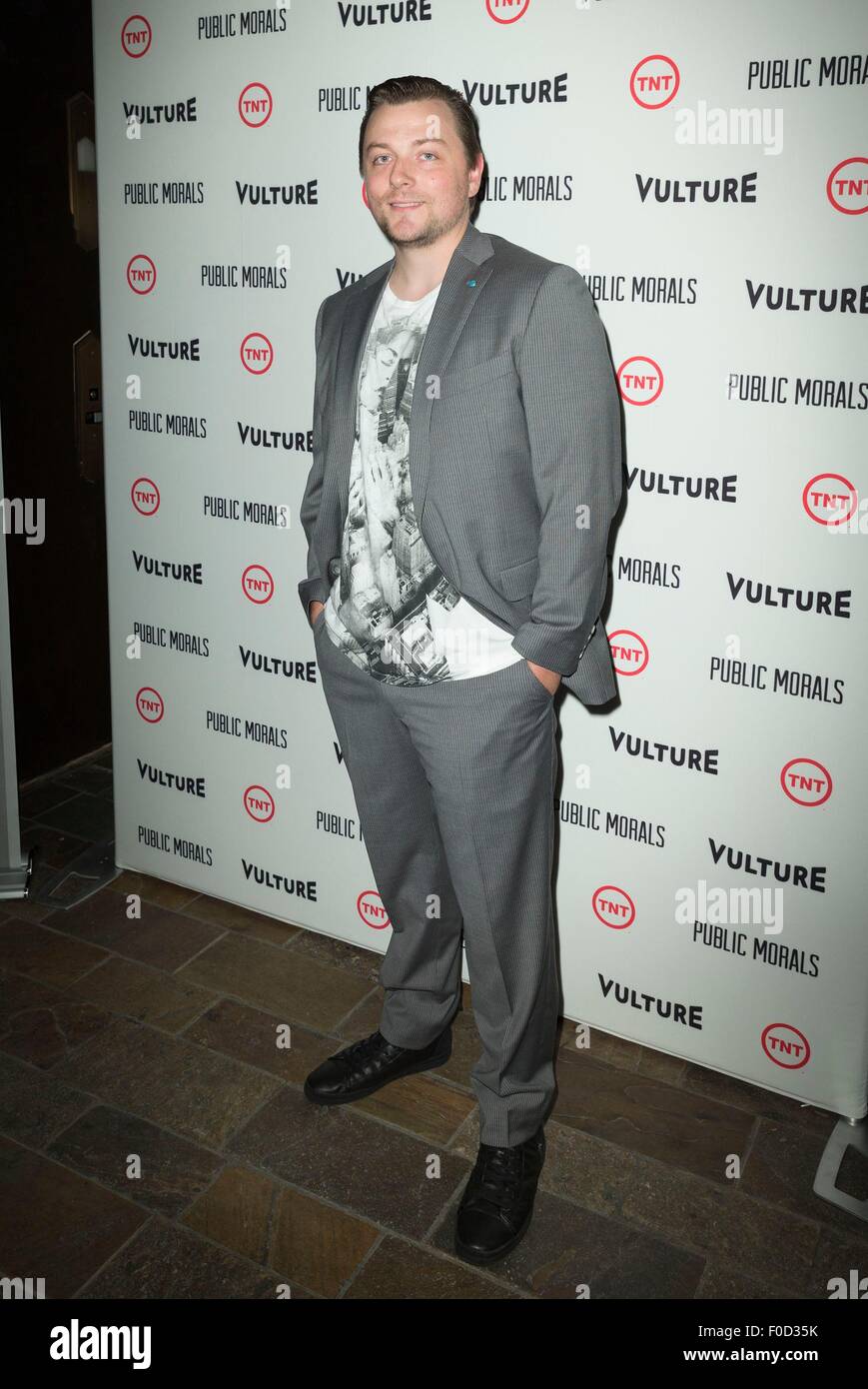 New York, NY, USA. 12th Aug, 2015. Patrick Murney at arrivals for ...