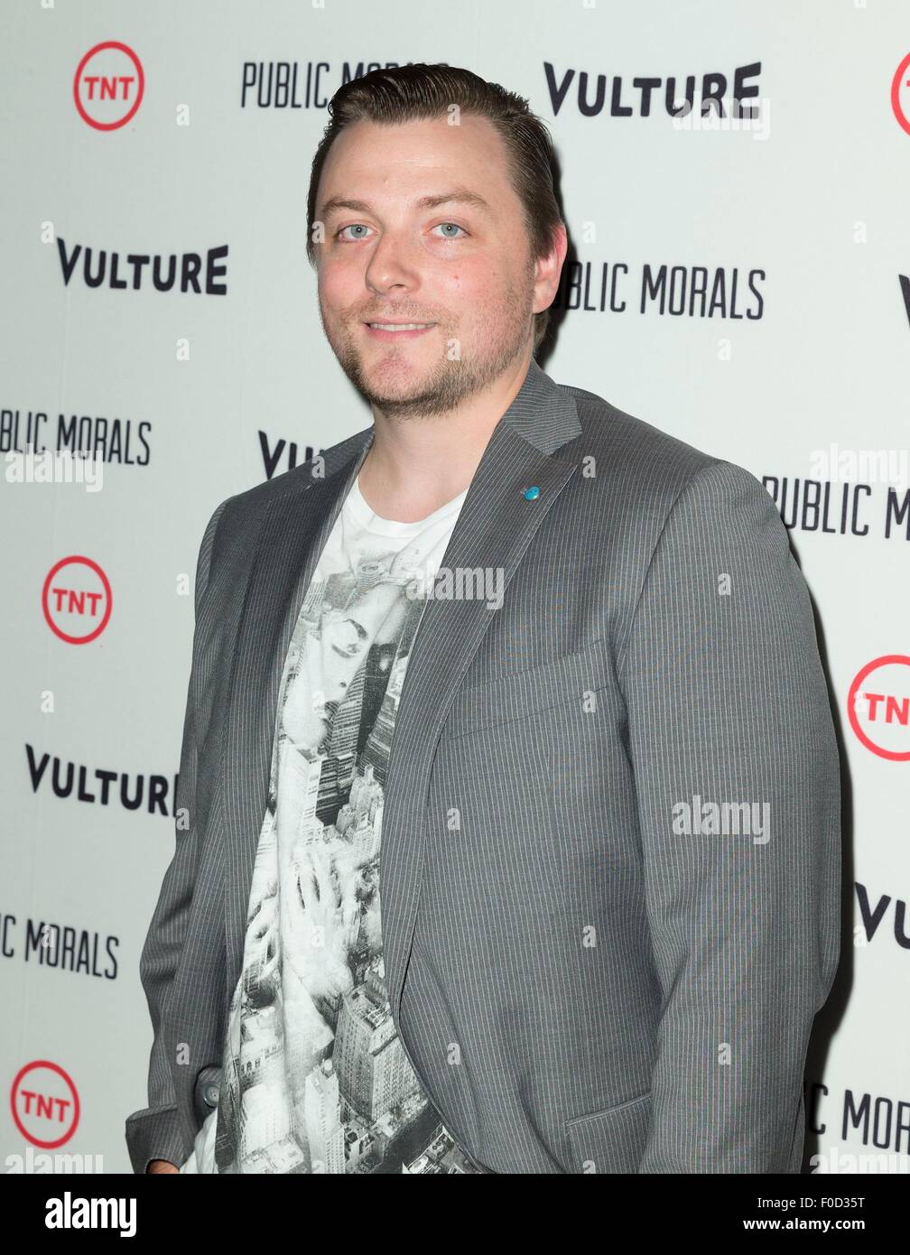 New York, NY, USA. 12th Aug, 2015. Patrick Murney at arrivals for ...