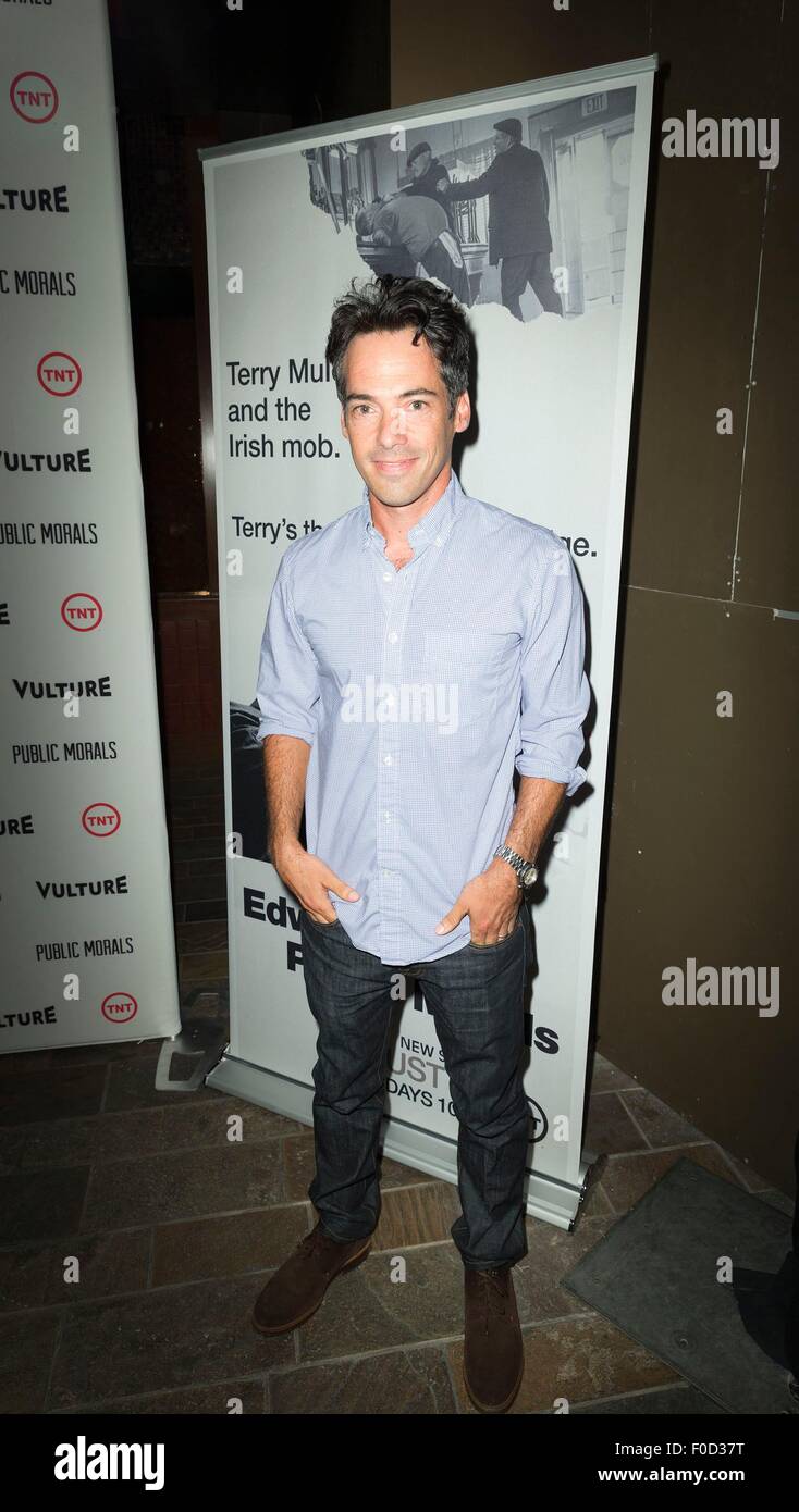 New York, NY, USA. 12th Aug, 2015. Aaron Lubin at arrivals for PUBLIC ...
