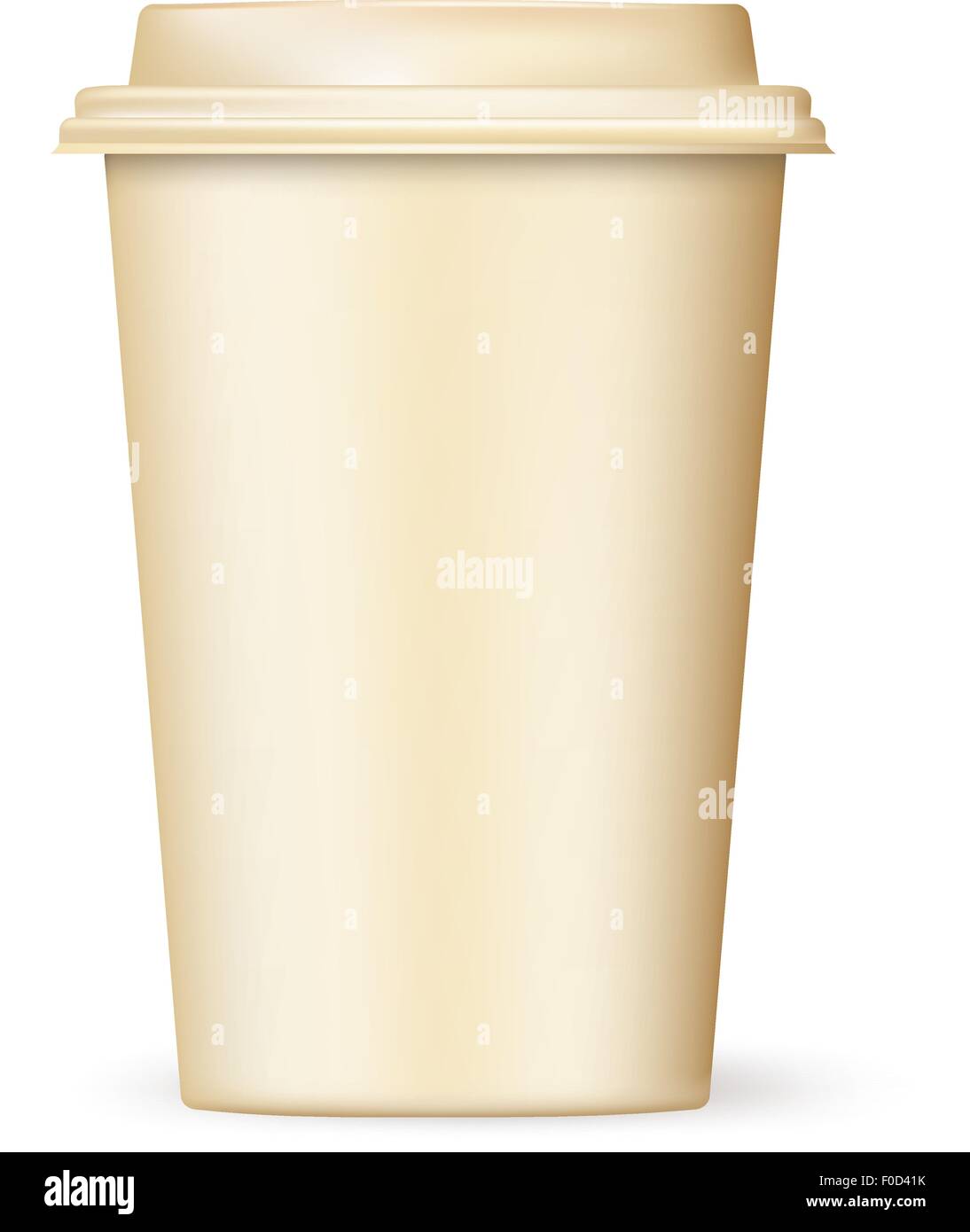 Plastic paper cup coffee Stock Vector Images - Alamy