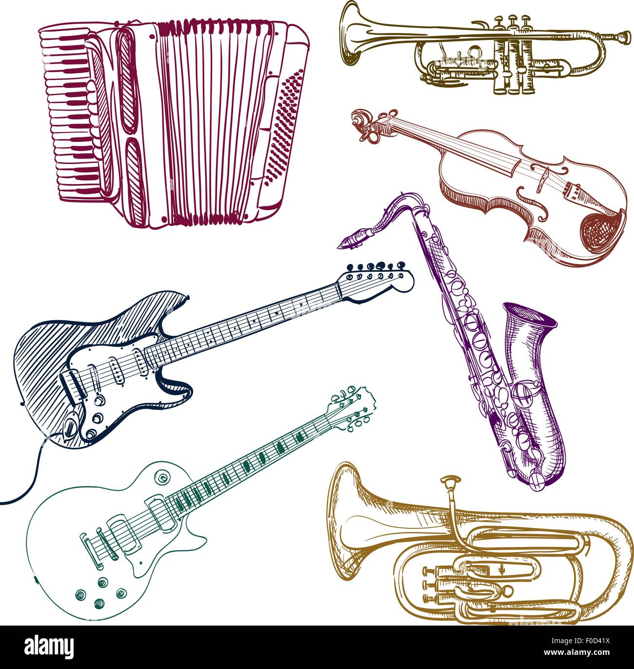 Also sketches Cut Out Stock Images & Pictures - Alamy