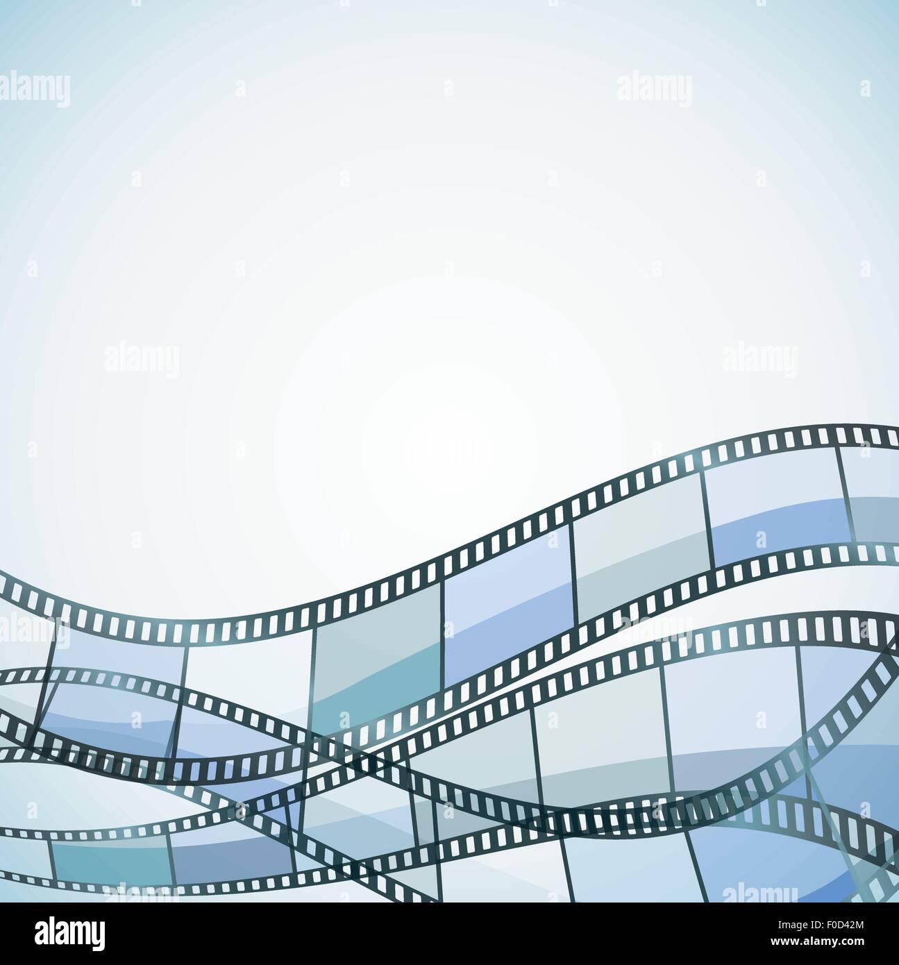 blue background with color filmstrip Stock Vector Image & Art - Alamy