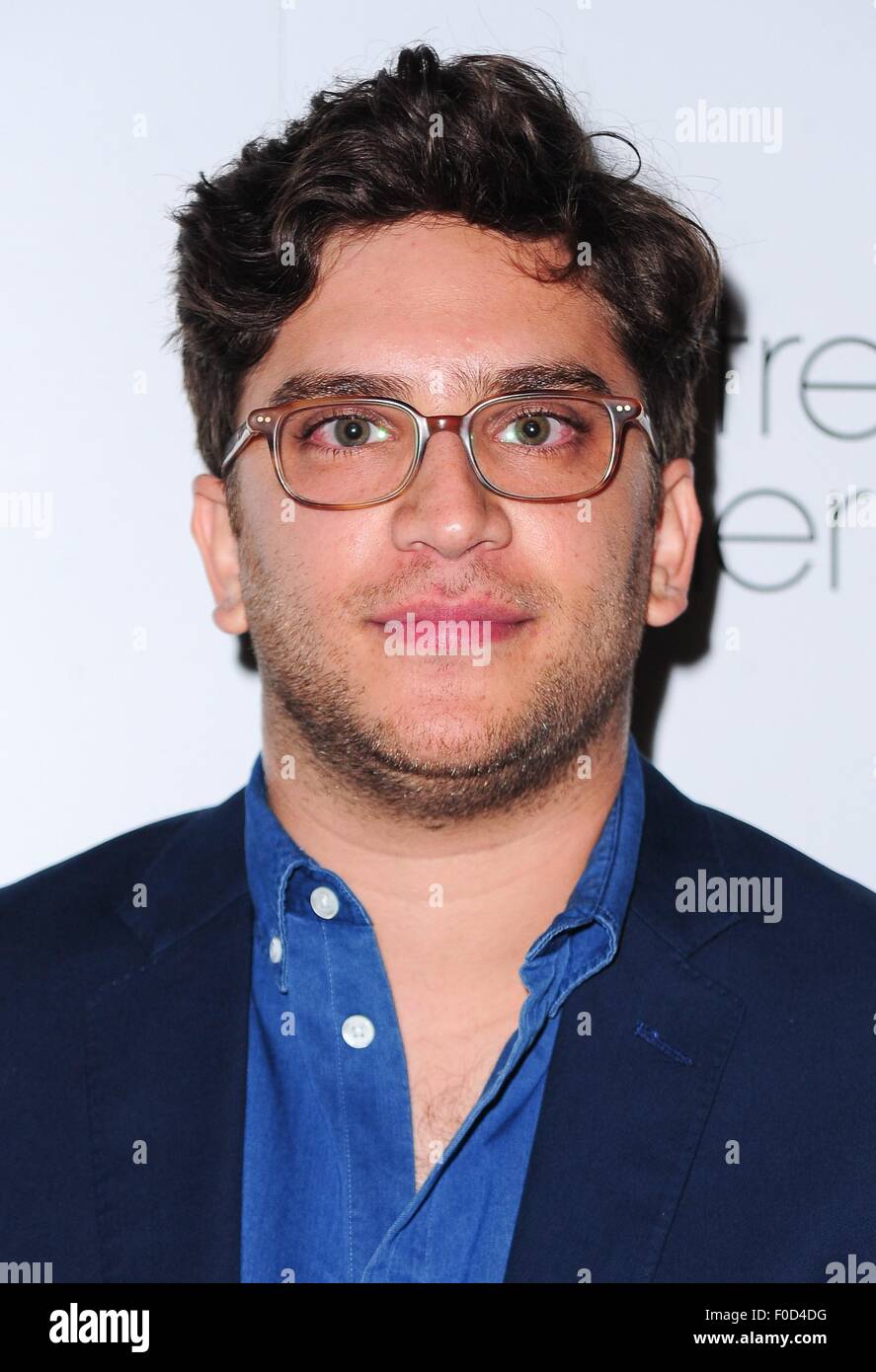 New York, NY, USA. 12th Aug, 2015. Matthew Shear at arrivals for ...