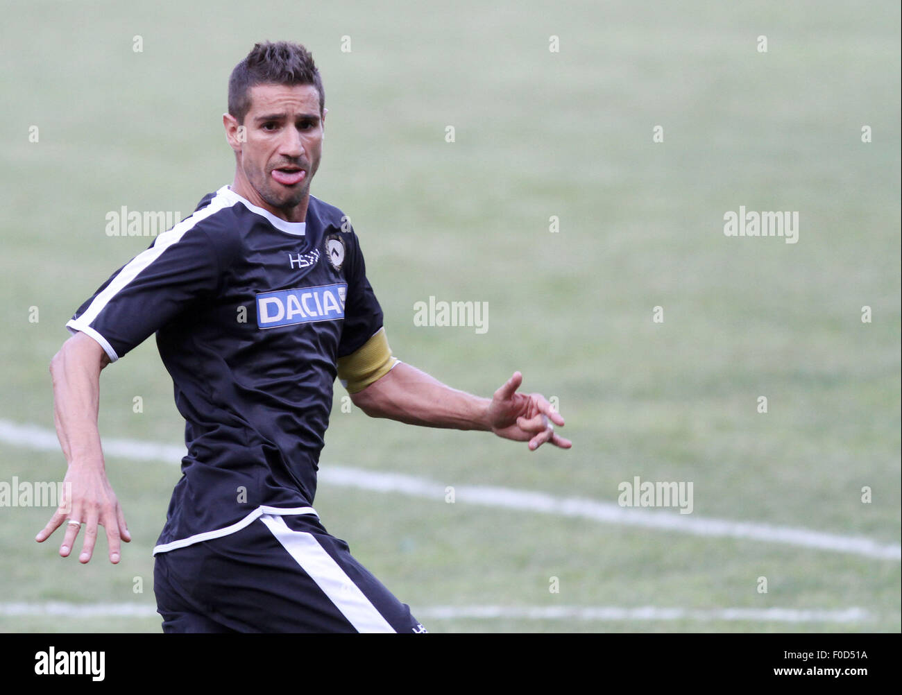 Udine, Italy. 12th Aug, 2015. Udinese's forward Geijo Alexandre Pazos ...