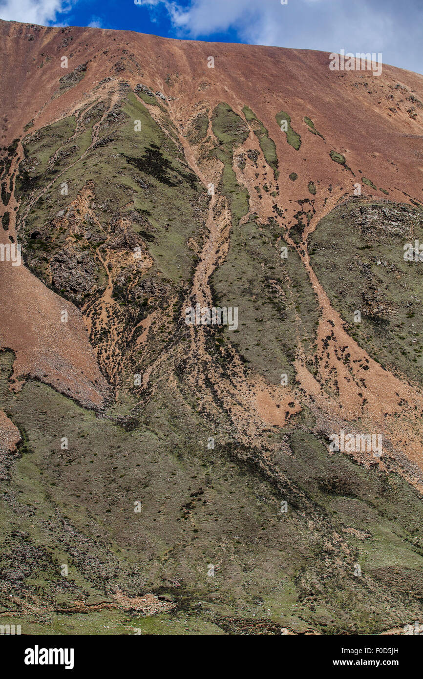 Eroded mountain slope hi-res stock photography and images - Alamy