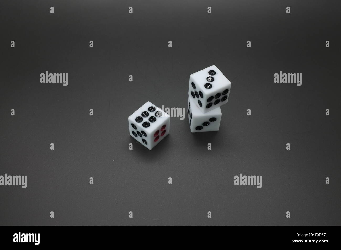 Two dices one dot hi-res stock photography and images - Alamy