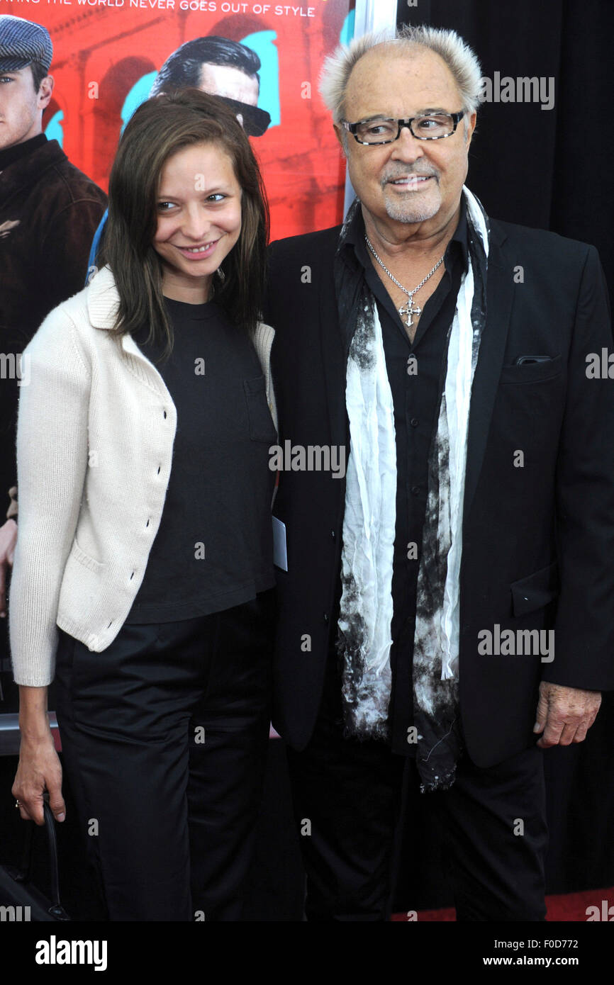 Jessica Joffe and Mick Jones attending the 'The Man From U.N.C.L.E ...