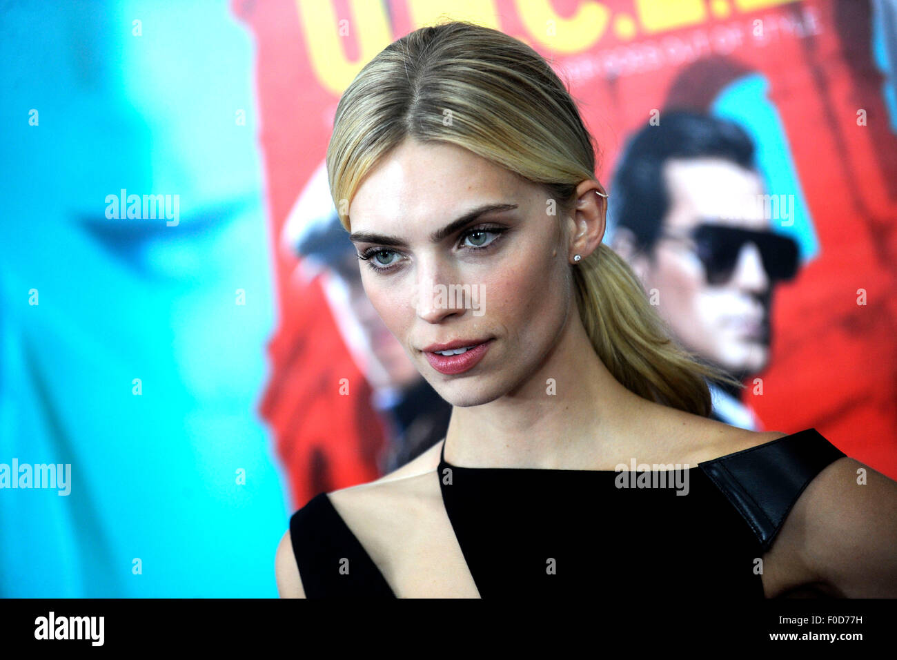Emily Senko attending the 'The Man From U.N.C.L.E.' premiere at ...