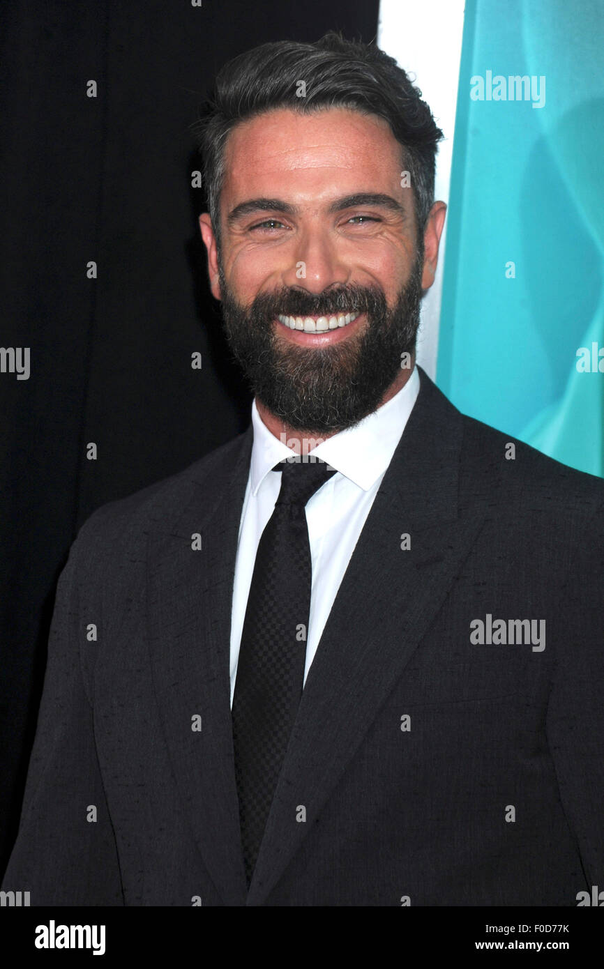 Luca Calvani attending the 'The Man From U.N.C.L.E.' premiere at ...