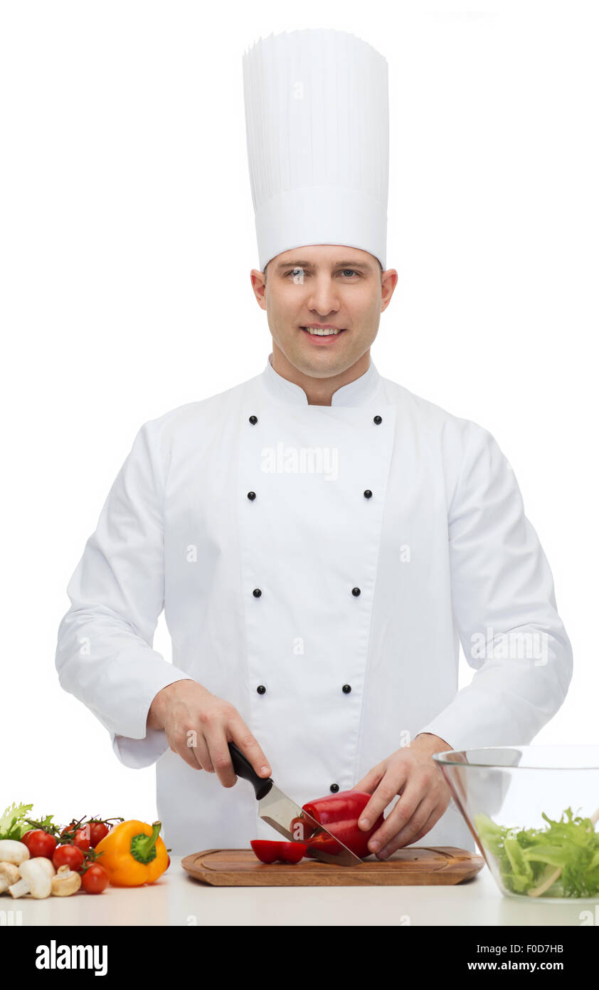 Chief cooker cooking healthy food hi-res stock photography and images ...