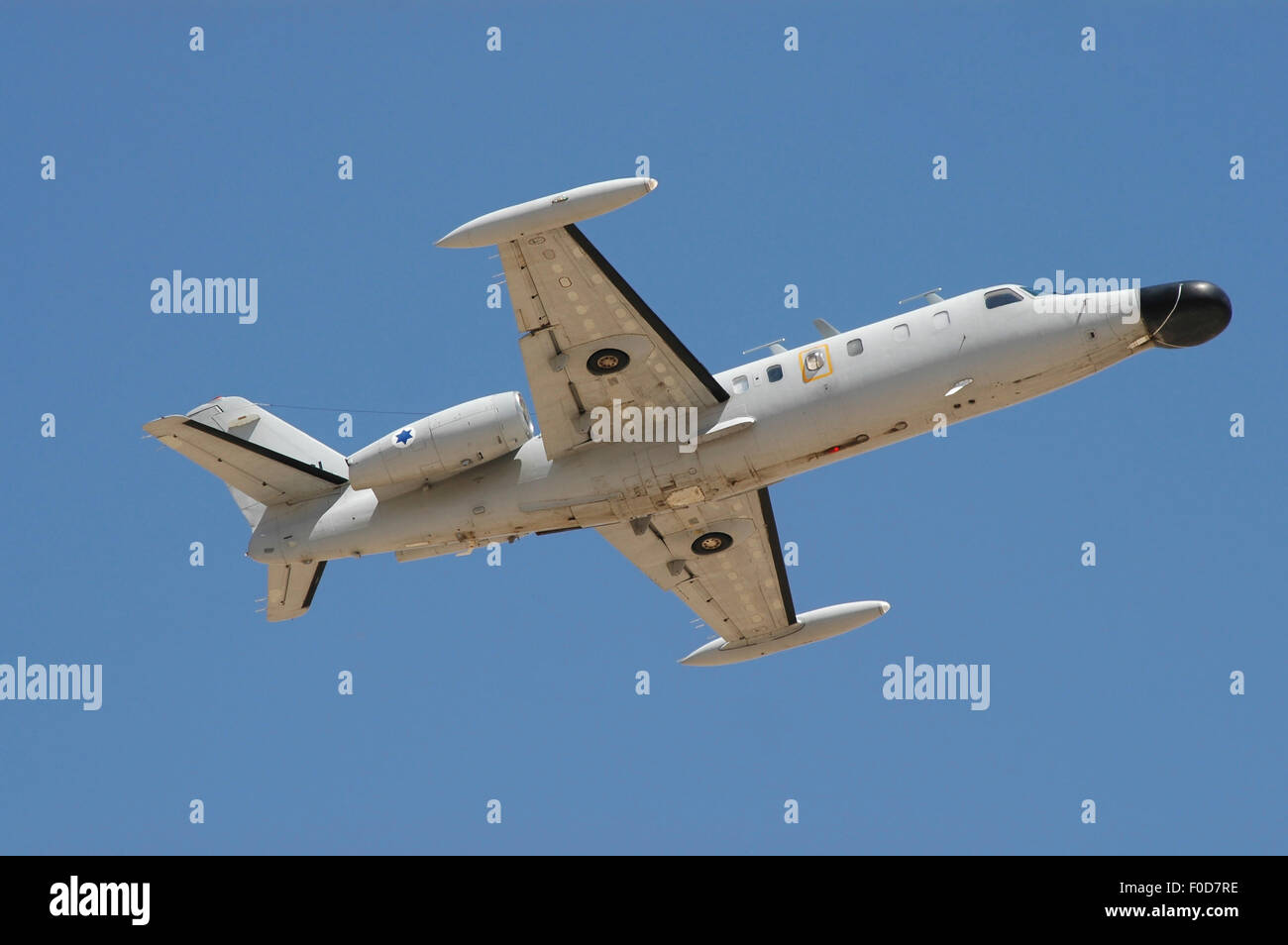Israeli Air Force 1124N Seascan patrol aircraft taking off from Nevatim ...
