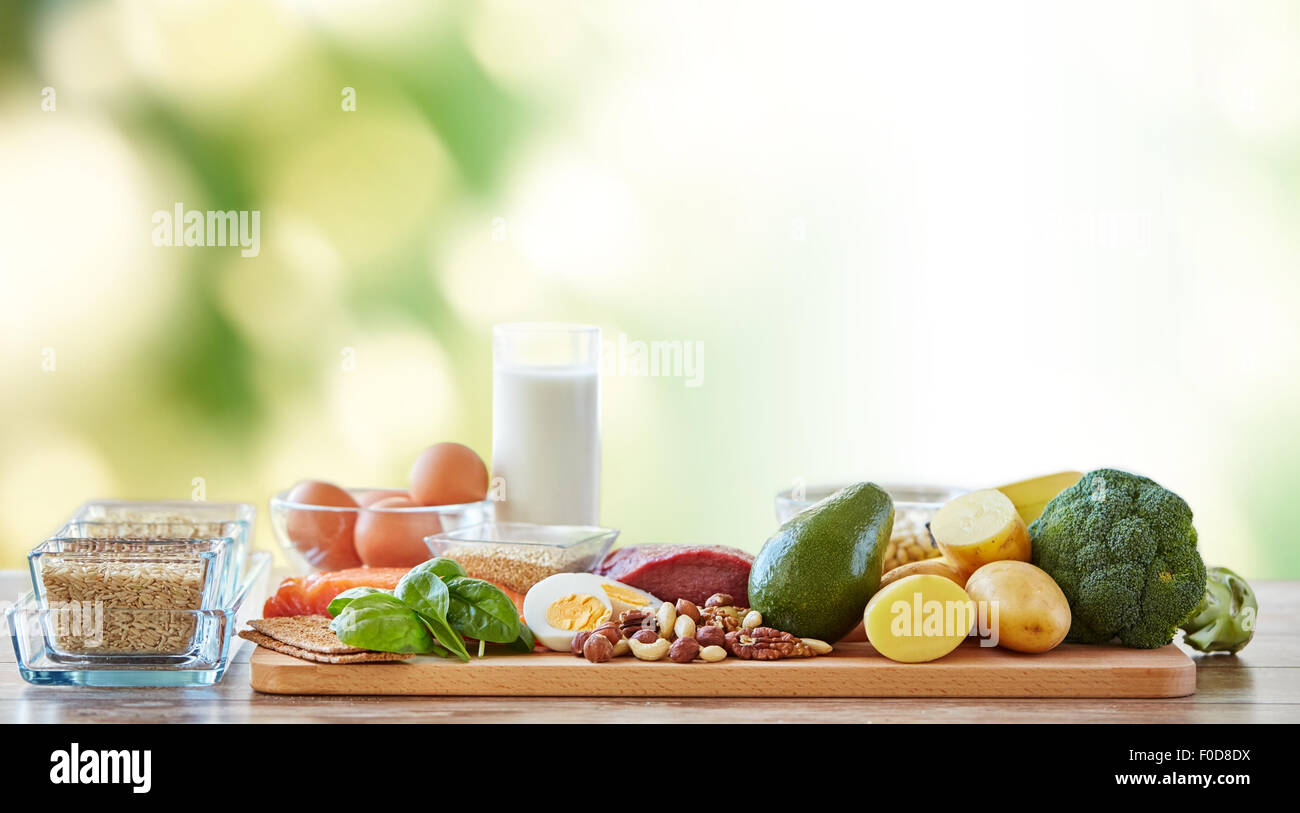 Healthy food items hi-res stock photography and images - Alamy