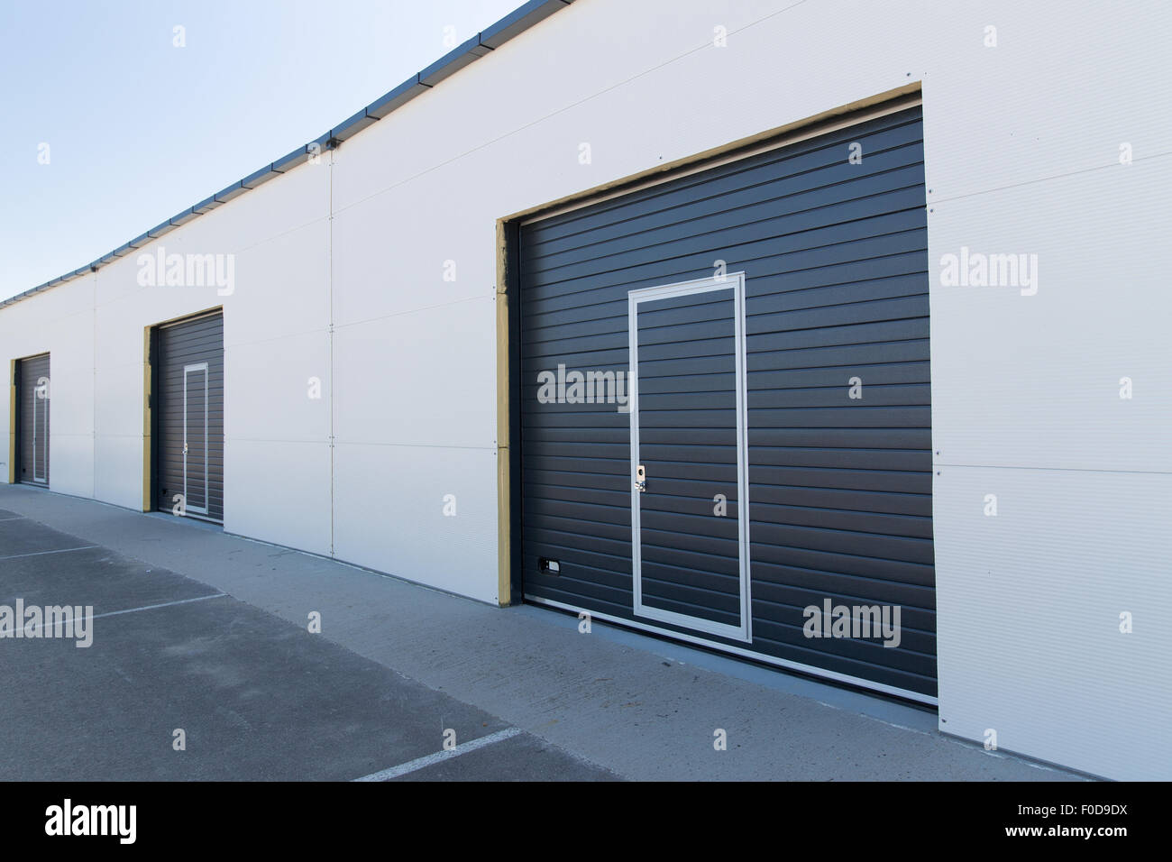 garage or warehouse Stock Photo - Alamy