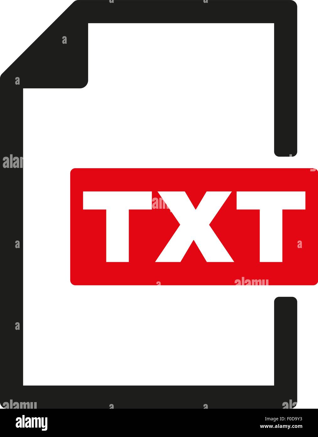 Txt symbol hi-res stock photography and images - Alamy