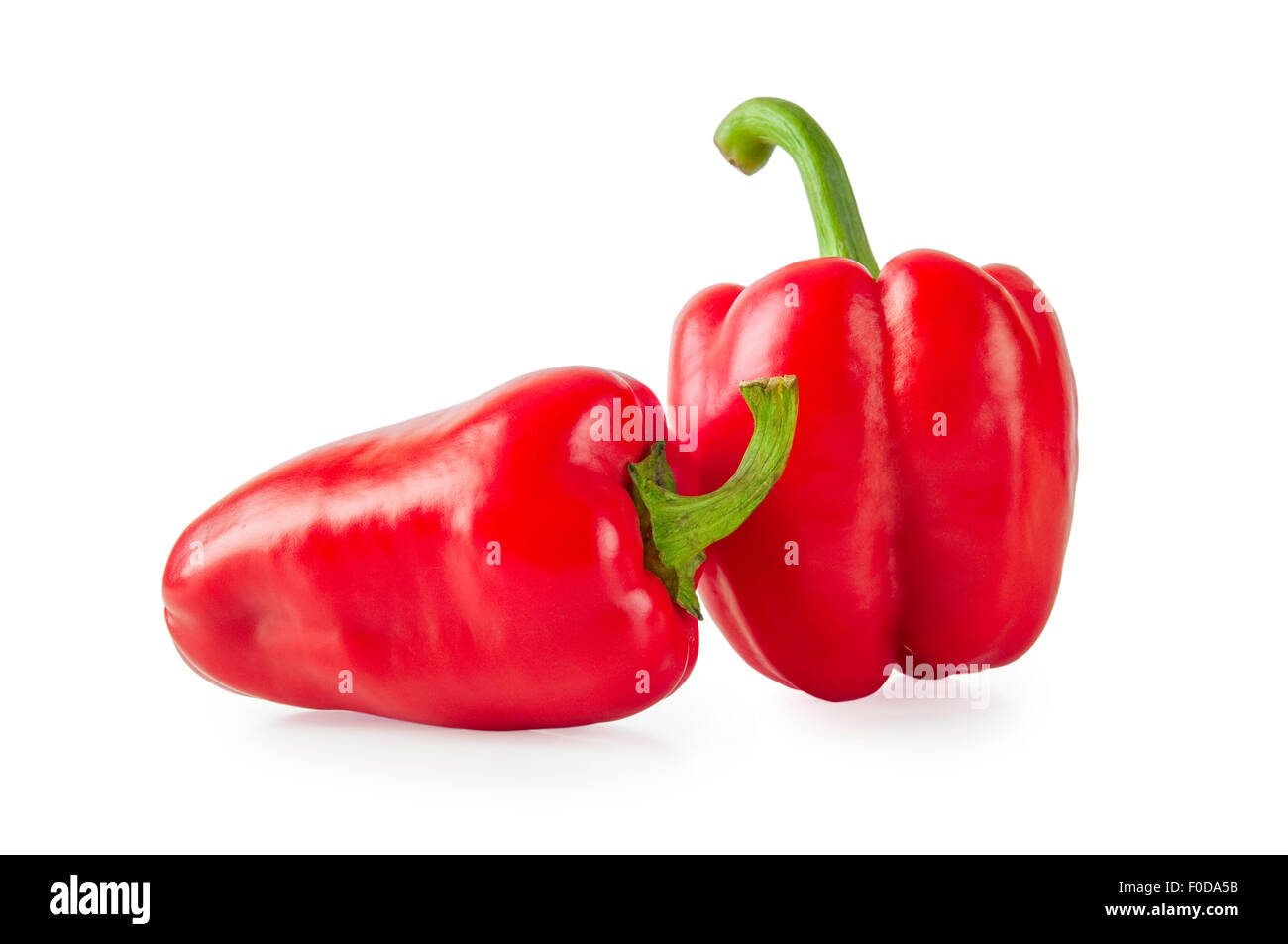 red pepper isolated on white background Stock Photo - Alamy