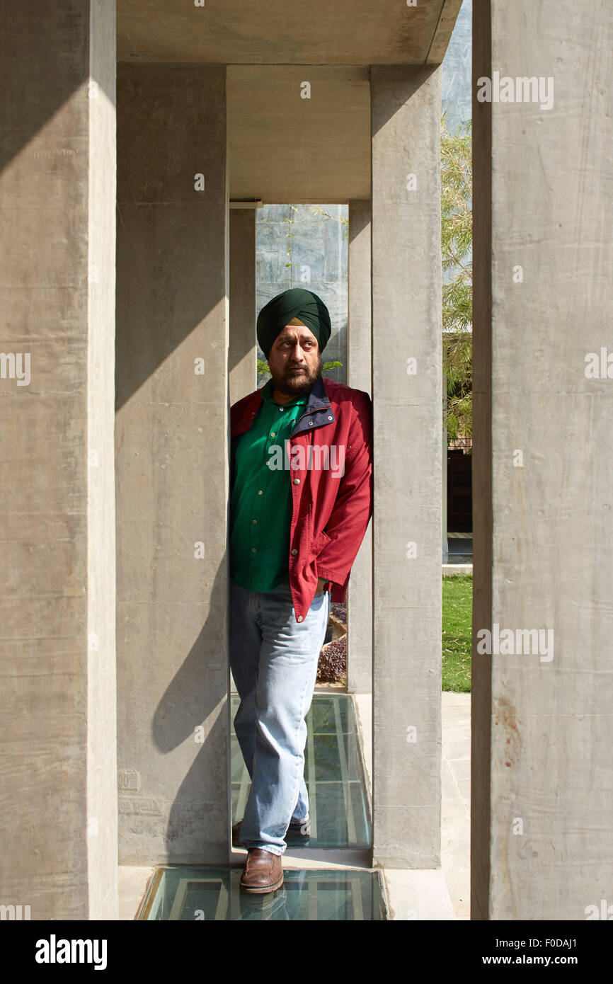 Portrait of Gurjit Matharoo of Matharoo associates. Marbled House ...