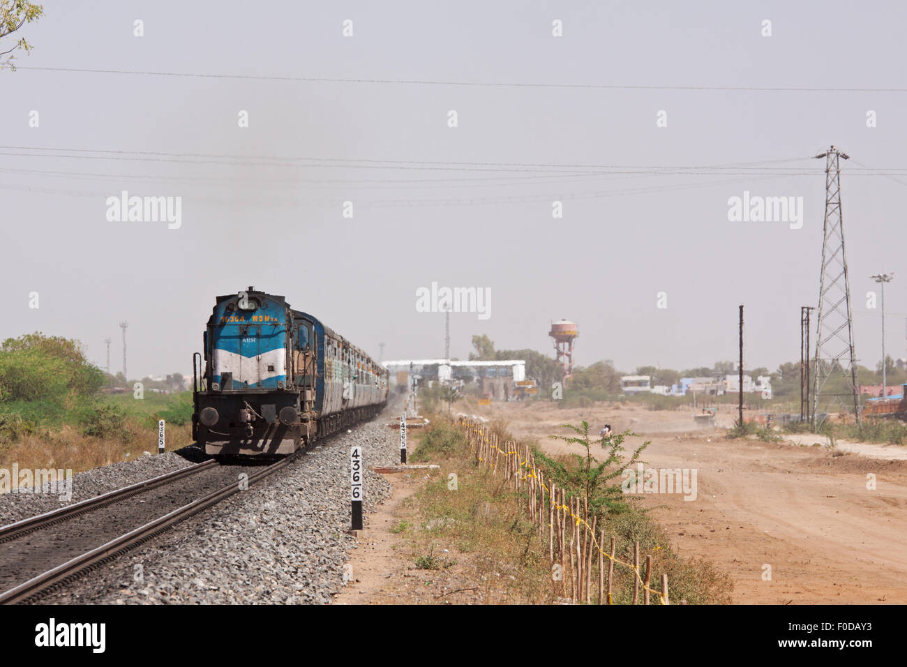 Indian long distance train hi-res stock photography and images - Alamy