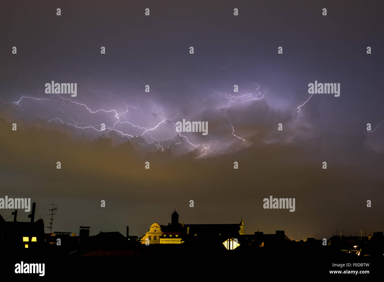 Lightning lightning and lightning and lightning outdoors hi-res stock ...