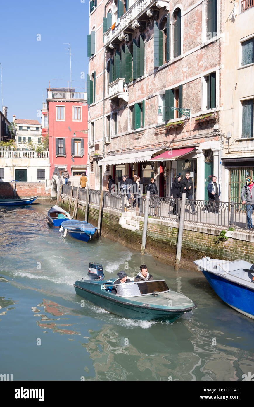 Venetian motor boat hi-res stock photography and images - Alamy