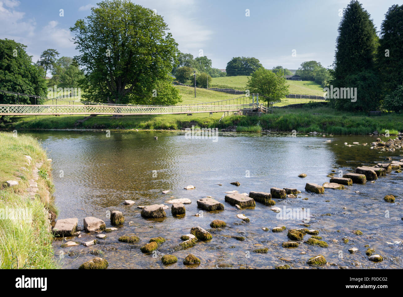 River Wharfe North Yorkshire England Stock Photo - Alamy