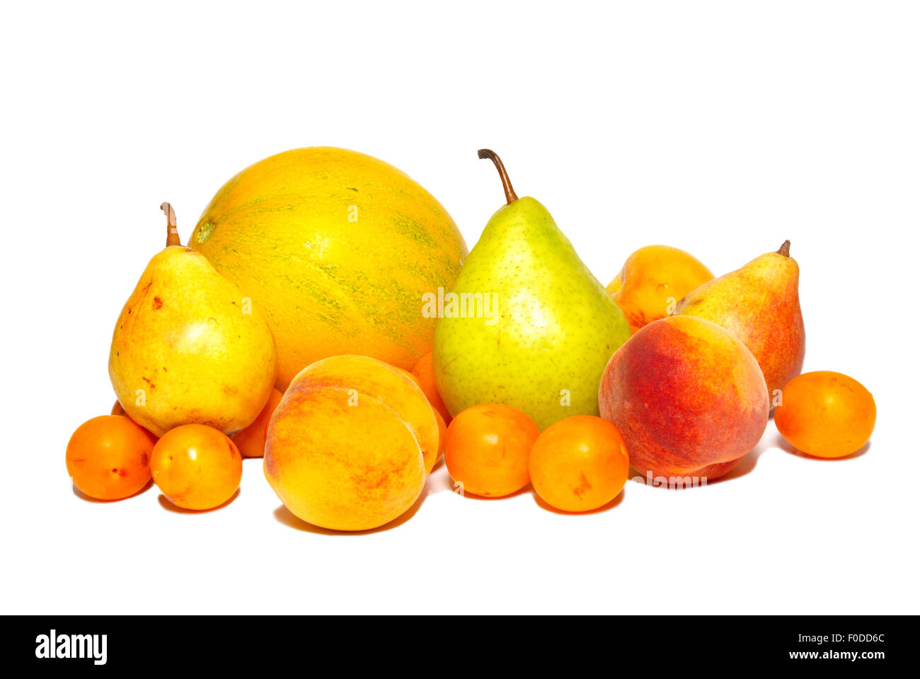 Multi fruits isolated on white Stock Photo - Alamy