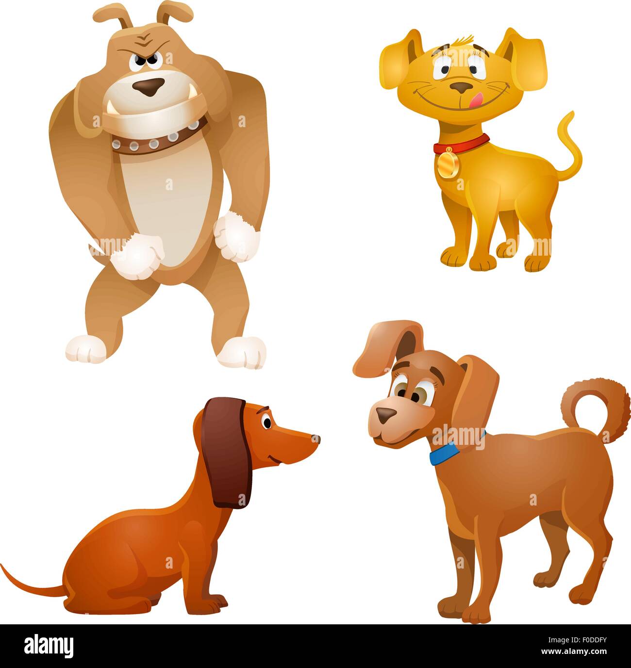 Cartoon dogs hi-res stock photography and images - Alamy