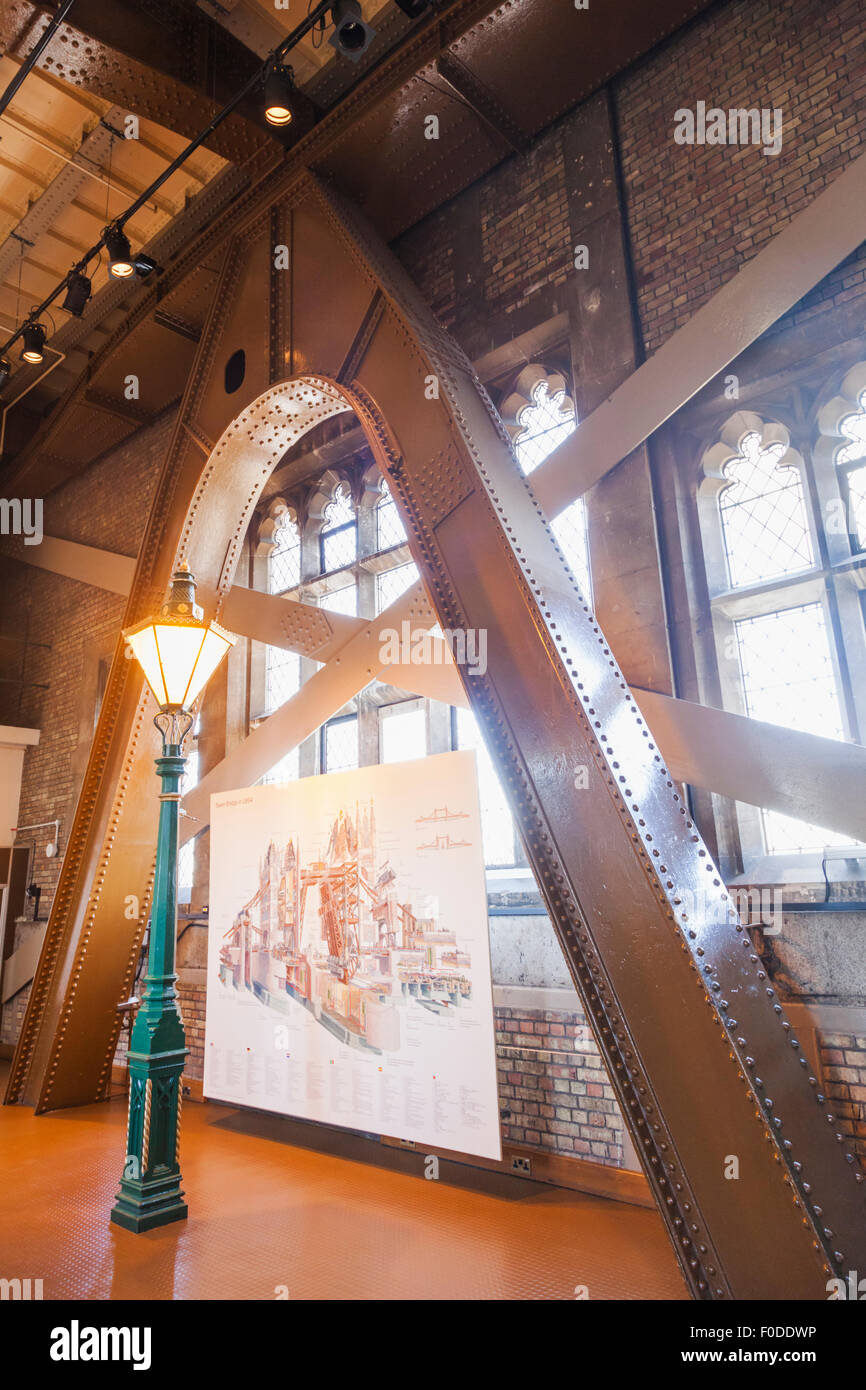 England, London, Tower Bridge, Interior View Stock Photo - Alamy