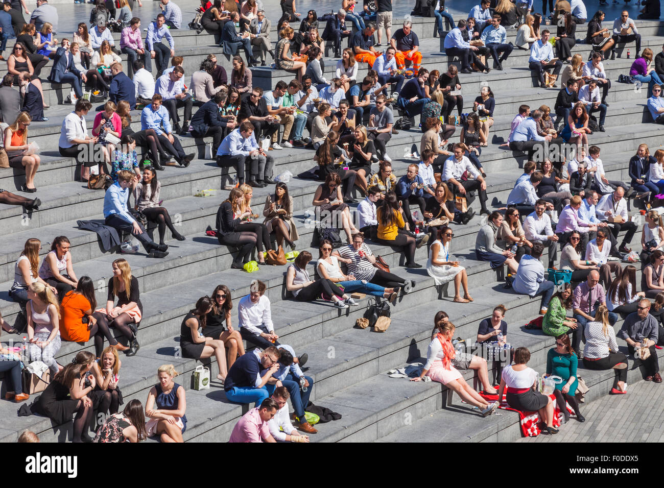 England, London, Office Workers Stock Photo - Alamy