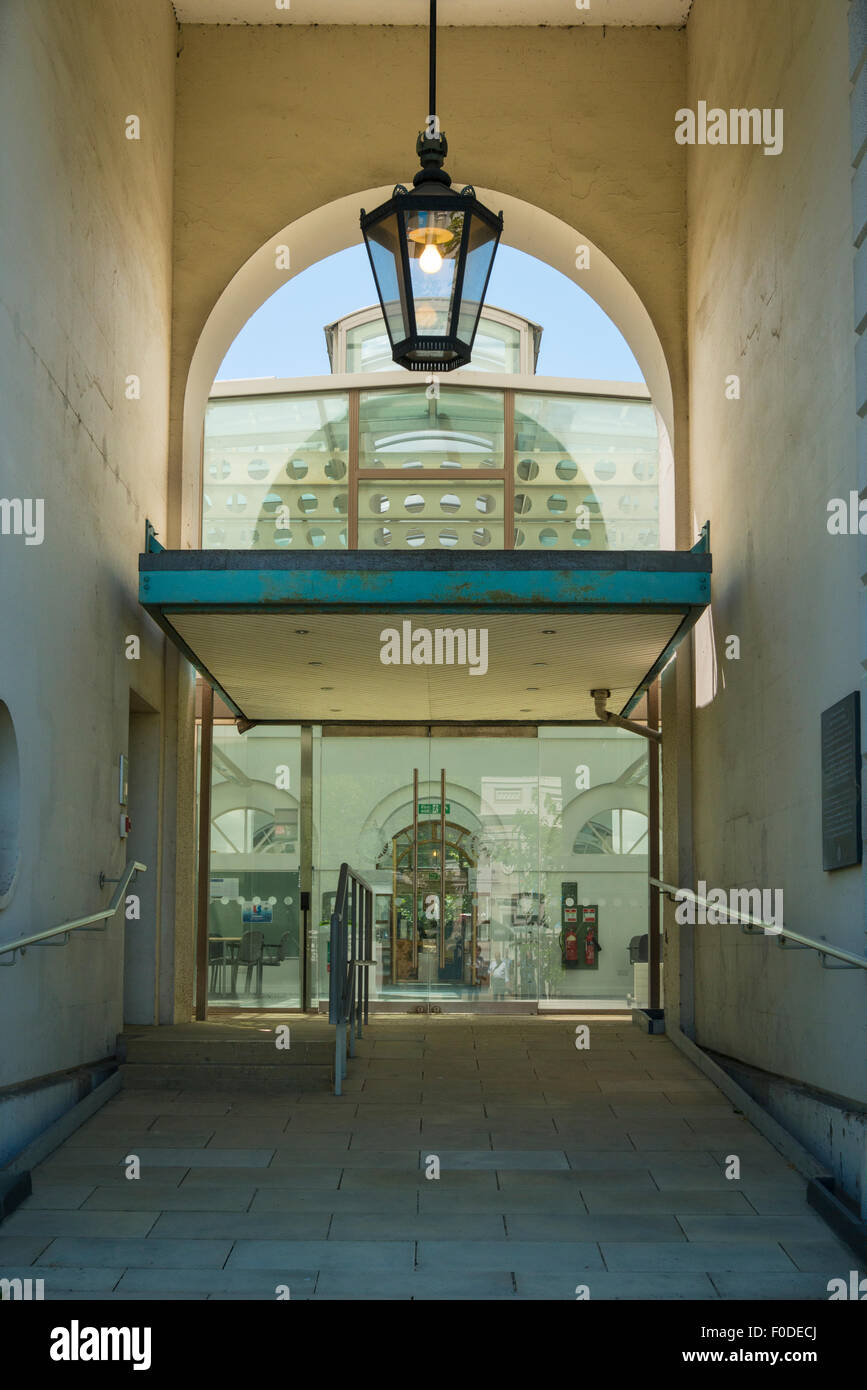 London Southbank Greenwich University entrance to Dreadnought Building ...
