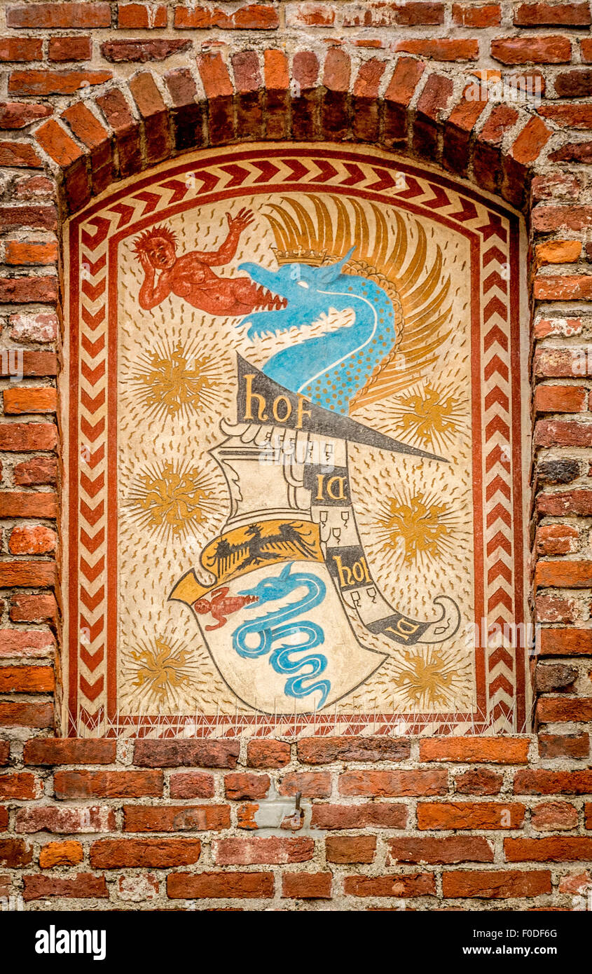 Coat of arms of the House of Visconti -Castello Sforzesco. Milan, Italy ...