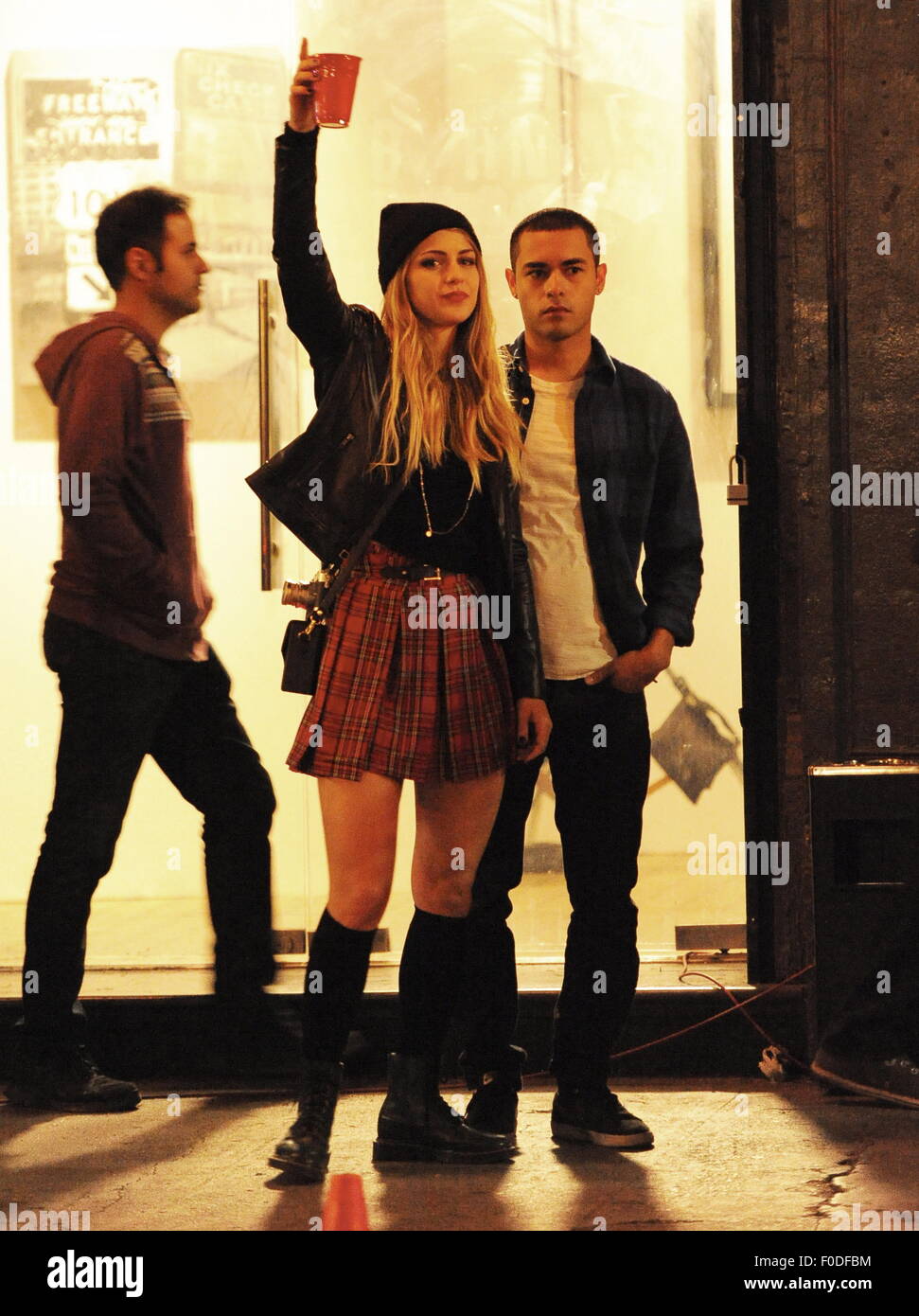 Supergirl Melissa Benoist spotted acting drunk in the streets of ...