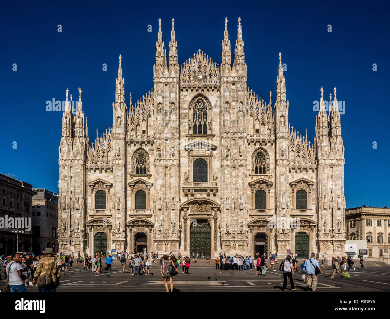 Milan cathedral door hi-res stock photography and images - Alamy