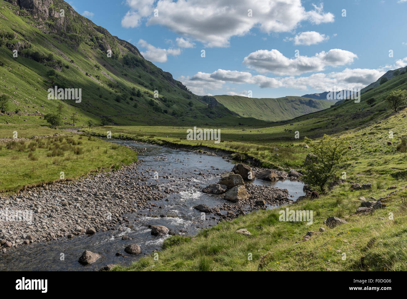 The Langstrath Beck in the English lake District Stock Photo - Alamy