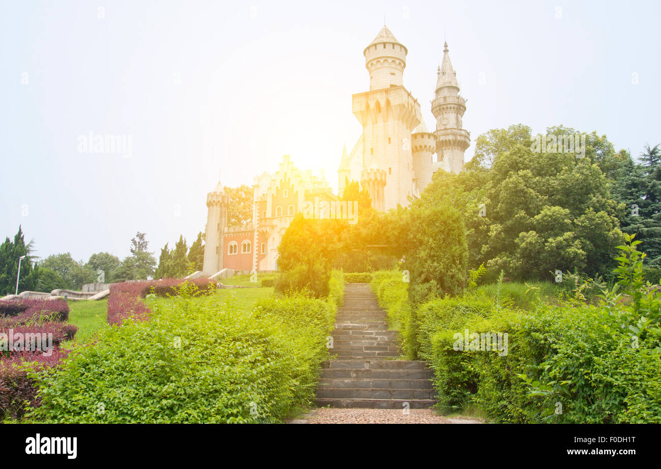 Fairy tale castle stairs hi-res stock photography and images - Alamy