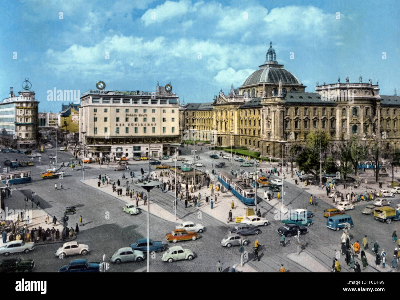 geography / travel, Germany, Munich, squares, Karlsplatz (Stachus ...