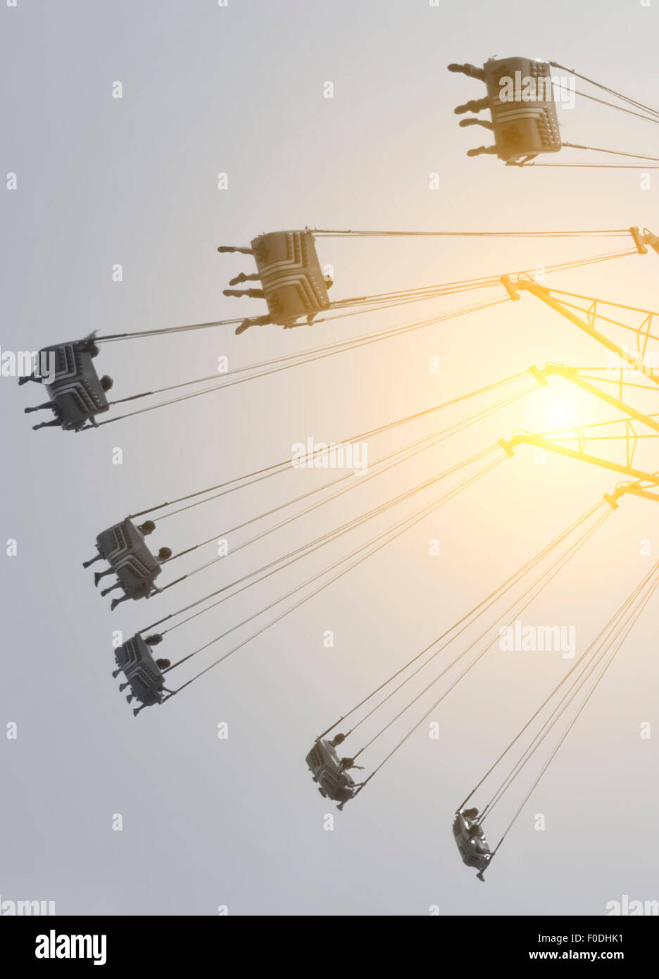 flying swing the theme park Stock Photo - Alamy