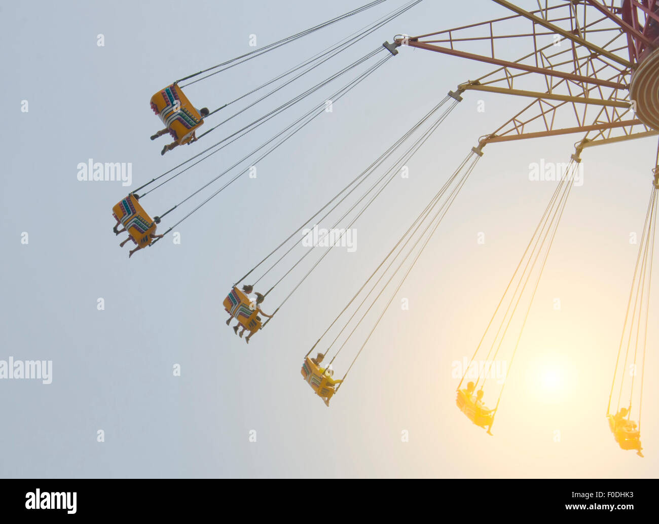 flying swing the theme park Stock Photo - Alamy