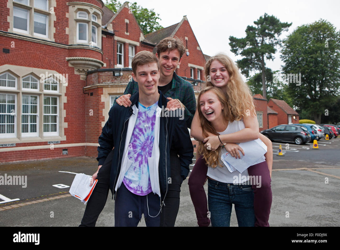 Hayes Kent,UK,13th August 2015,Hayes School students Jack Goldsmith ...