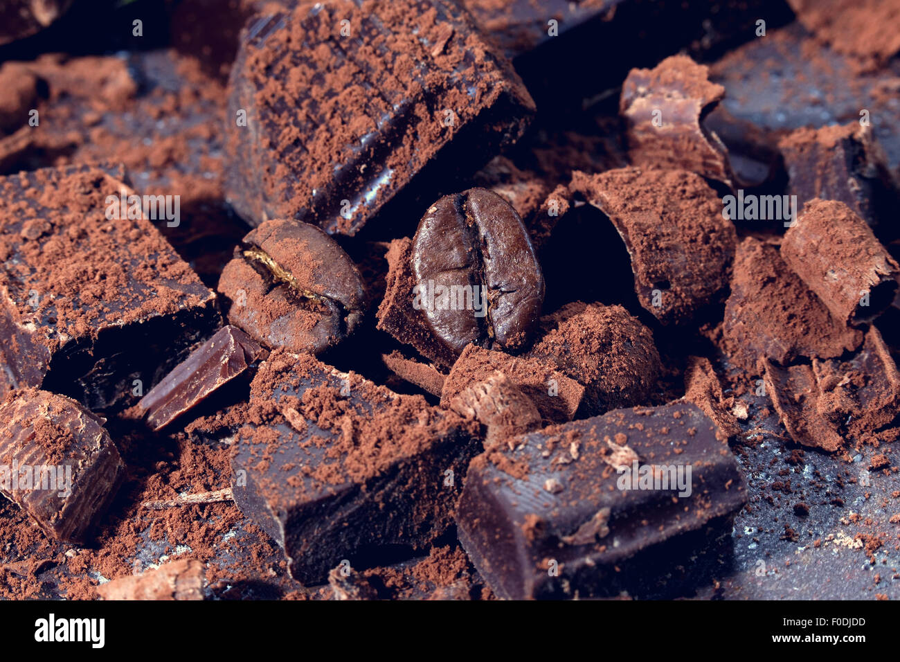 Broken chocolate still life hi-res stock photography and images - Alamy
