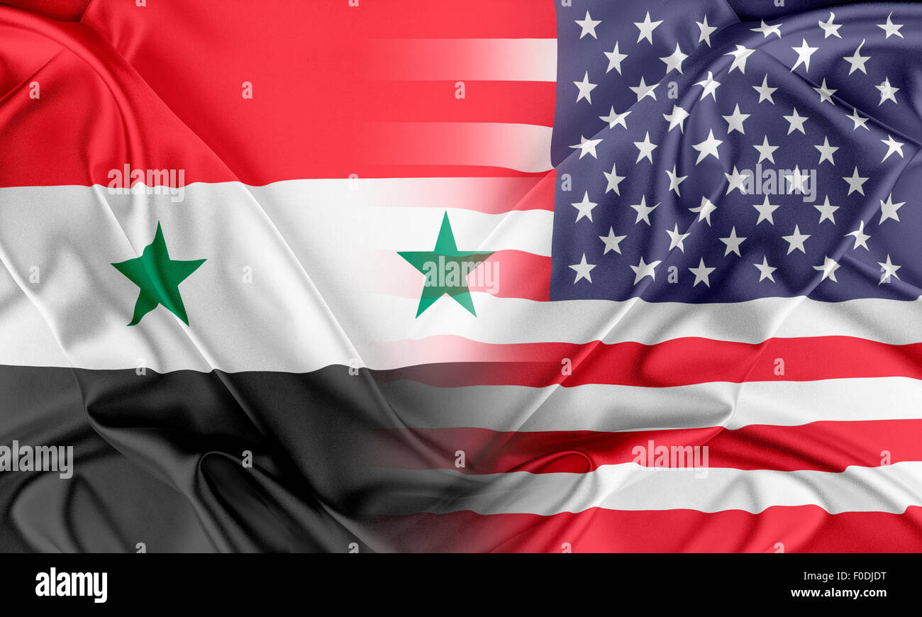 Syria united states flag hi-res stock photography and images - Alamy