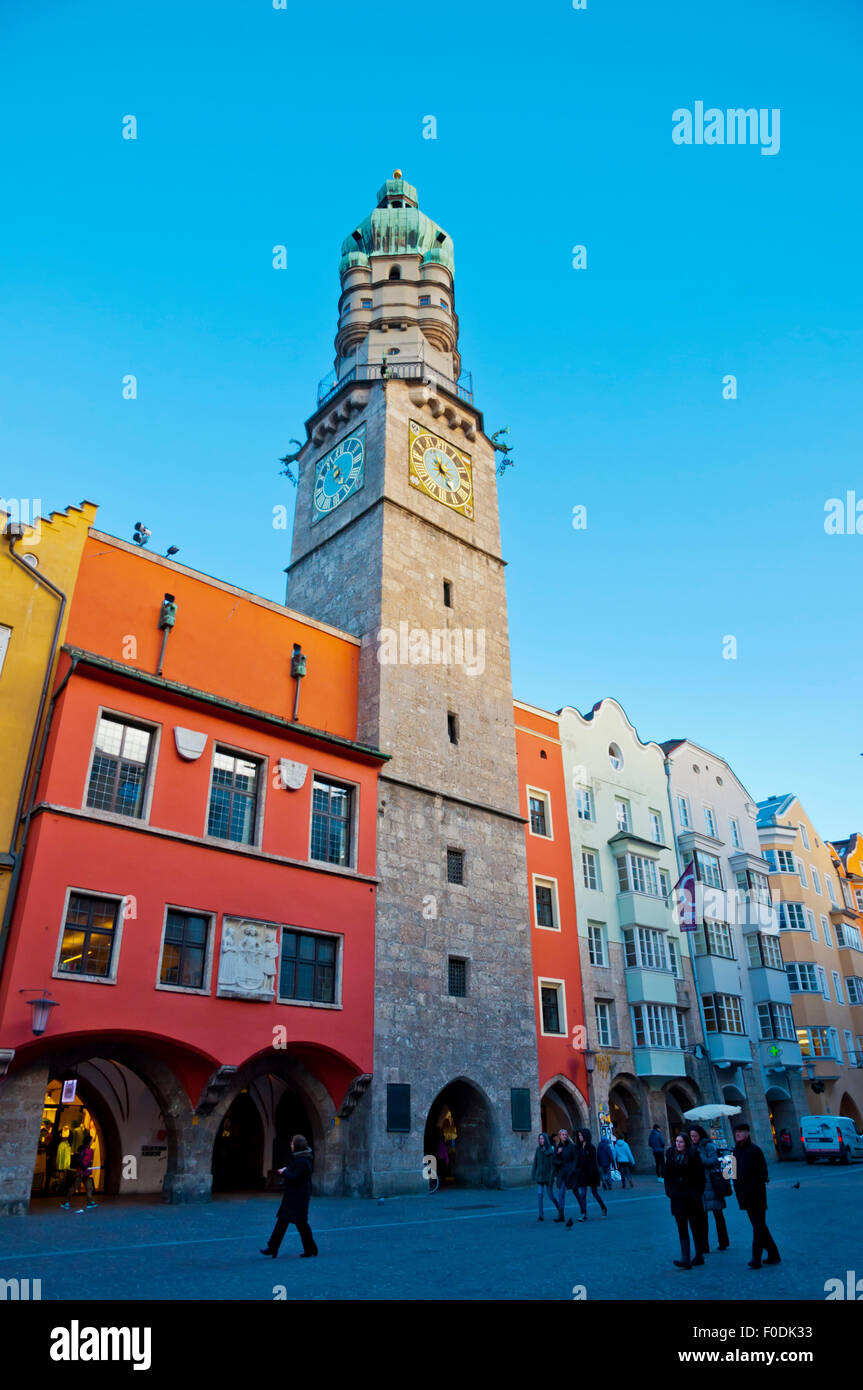 Stadtturm, city tower, Herzog-Friedrich-Strasse, Altstadt, old town ...