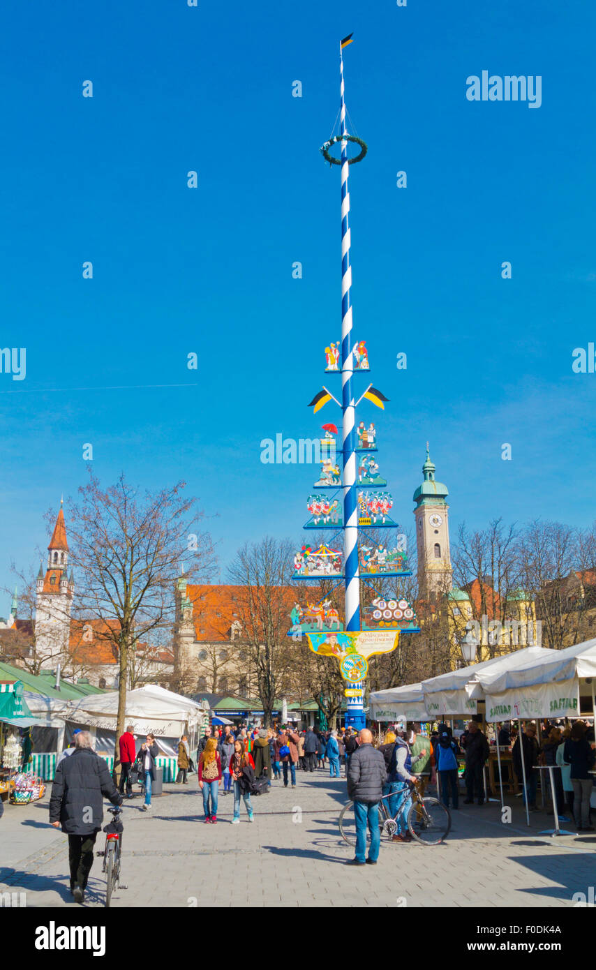 German maypole hi-res stock photography and images - Alamy