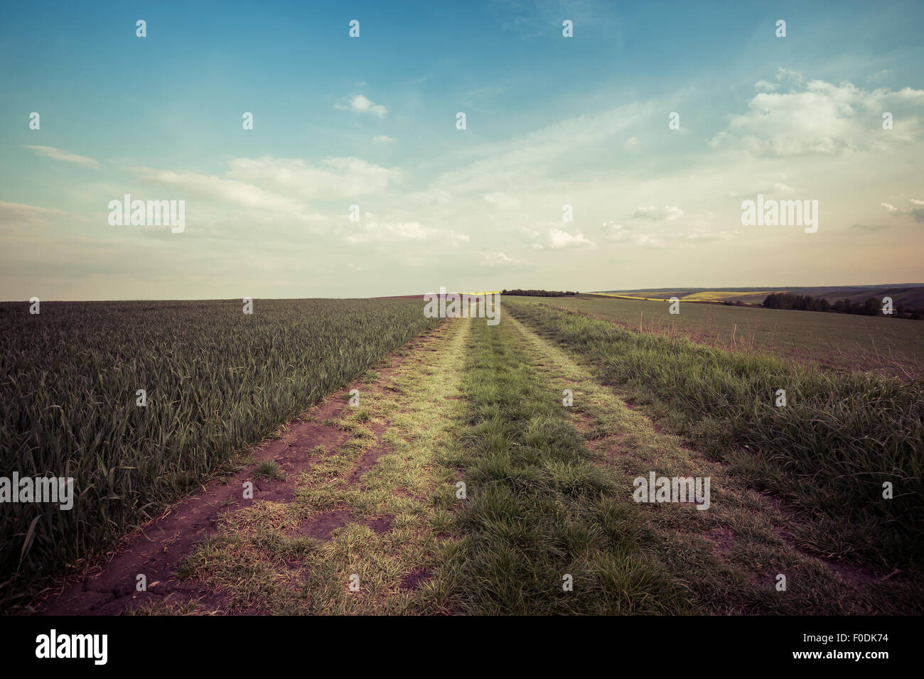 Beautiful countryside landscape Stock Photo - Alamy