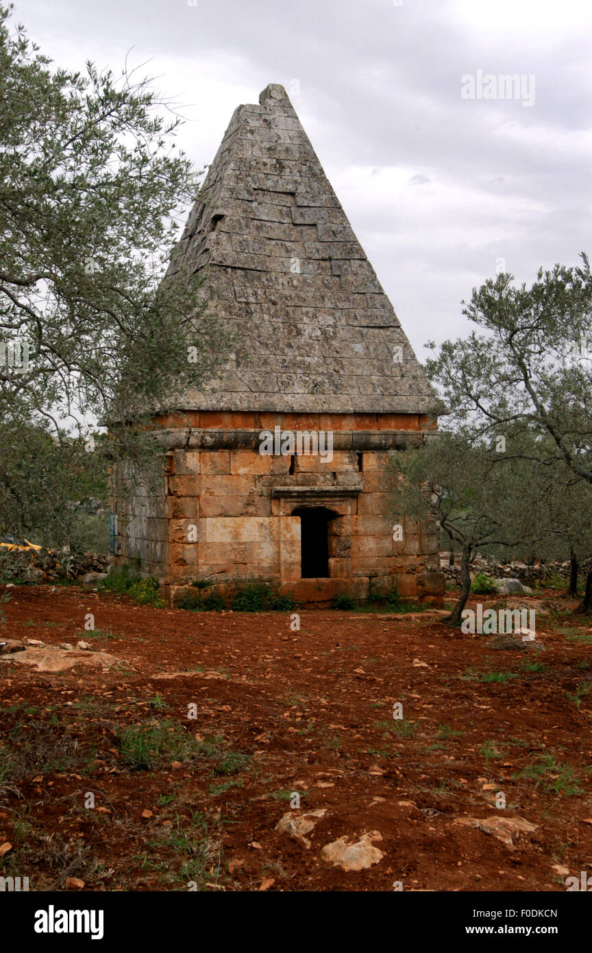 Pyramid Tombs at Al Bara Idlib Province Syria Stock Photo - Alamy