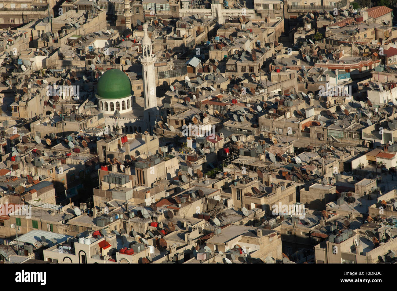 Damascus Aerial View Syria Stock Photo - Alamy