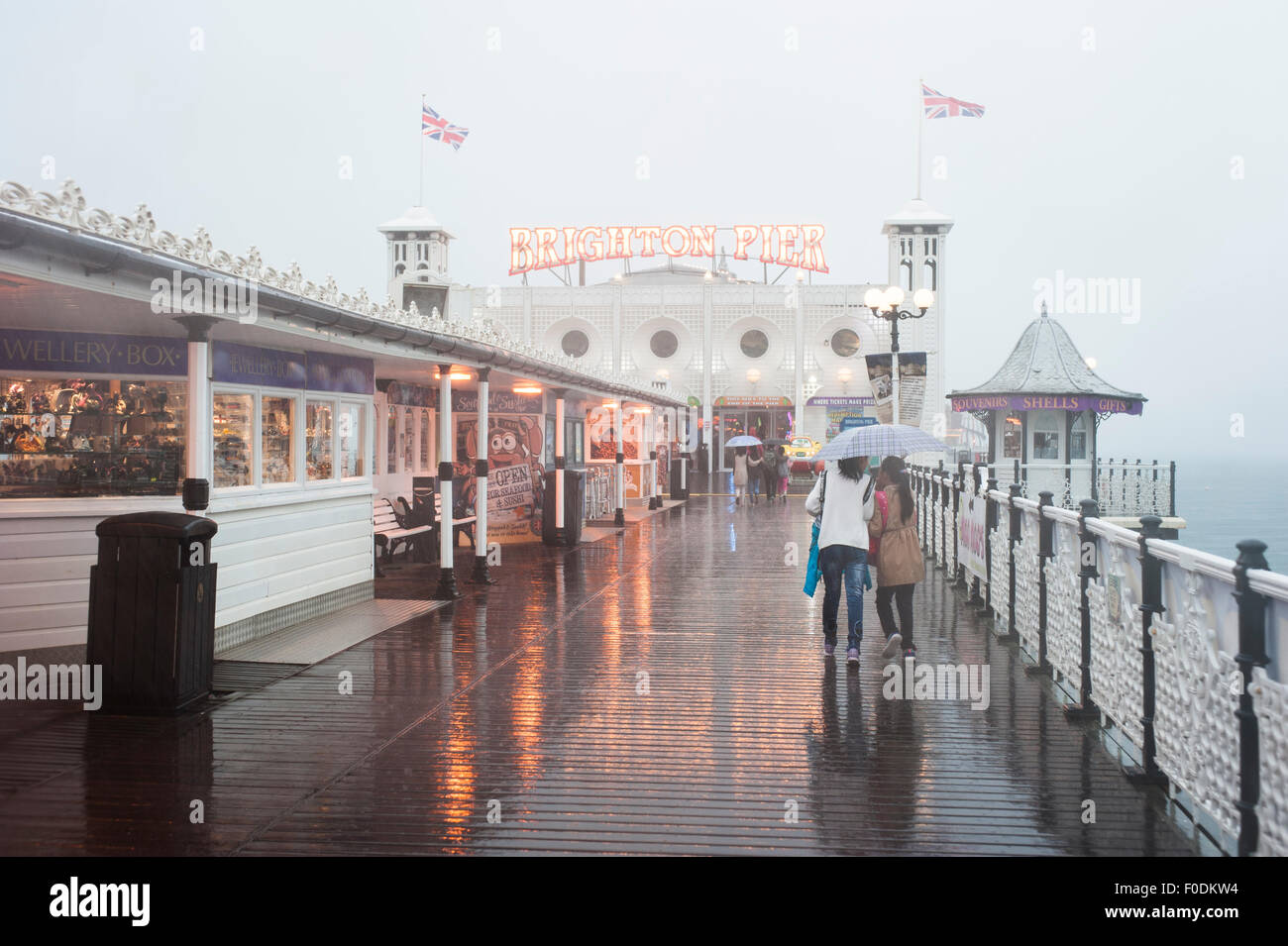 Brighton seafront floods hi-res stock photography and images - Alamy